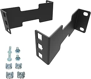 Jingchengmei 1U Server Rack Depth Extender - 4-Inch Deep -Recessed Rack ...