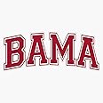 Amazon.com - Bama Varsity Style Alabama Pride Flag Sticker Vinyl Decal ...
