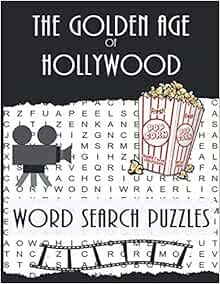 The Golden Age of Hollywood Classic Movies Word Search Puzzle Book ...