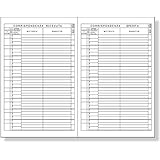 Registro protocollo corrispondenza ricevuta 96 pagine: Amazon.it ...