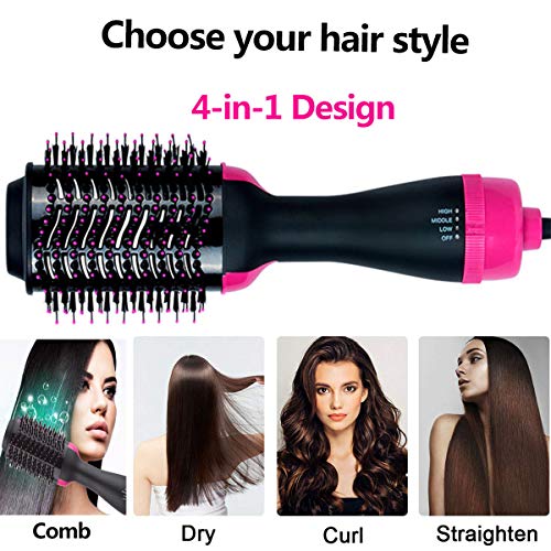 One Step Hair Dryer and Styler 4-in-1 Multifunctional Hot air Brush ...