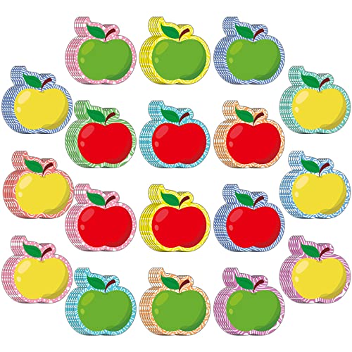 90 Pcs Apple Classroom Cutouts Bulletin Board Decorations Red Green ...