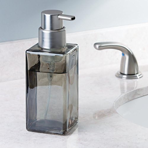 mDesign Rectangular Foaming Soap Dispenser – 414 ml Capacity – Premium ...