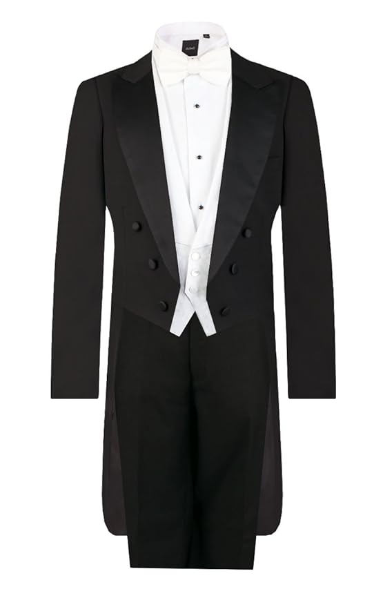 1920s Men's Formal Wear- Tuxedo, Vest, Shoes, Top Hats