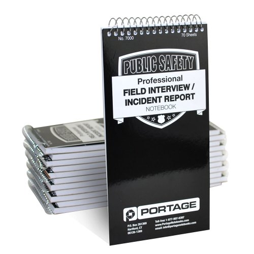 Public Safety Notebook – Spiral Notebook, Notepad, Writing Pad with ...