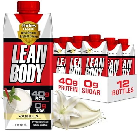 Labrada Lean Body RTD Vanilla Protein Shake 17 Fl oz (500 ml) - Pack of ...