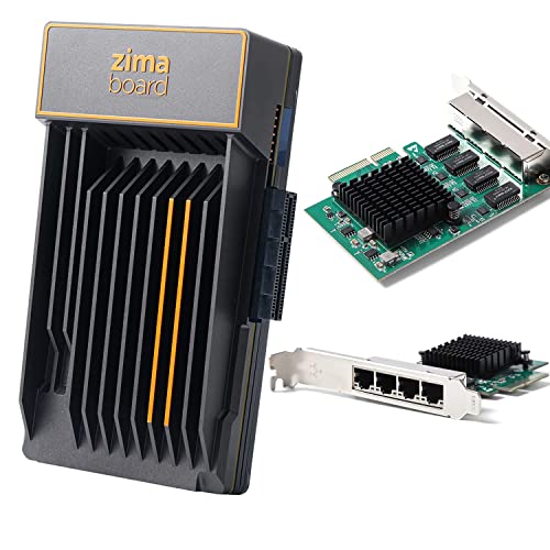 ZimaBoard OpenWRT Router Kit, ZimaBoard 832 +PCIe to 4-Port Gigabit ...