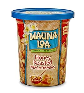 Amazon.com : Mauna Loa Dry Roasted Macadamia Nuts (Honey Roasted 4oz ...
