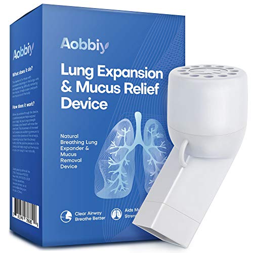 AOBBIY Mucus Clearance and Lung Expansion Device, Breathing Exercise ...