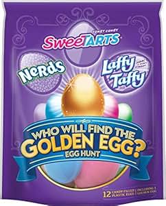 Amazon.com : Wonka Egg Hunt with a Golden Egg, 12 Count, 3.4 Ounce ...