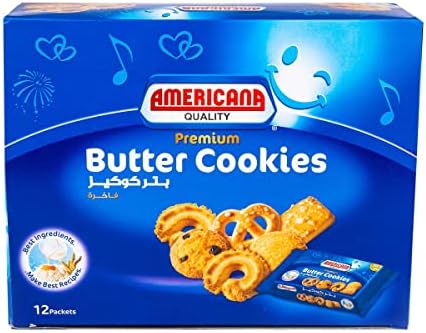 سعر Americana Butter Cookies, 12 X 44g - Pack of 1 فى السعودية | بواسطة ...
