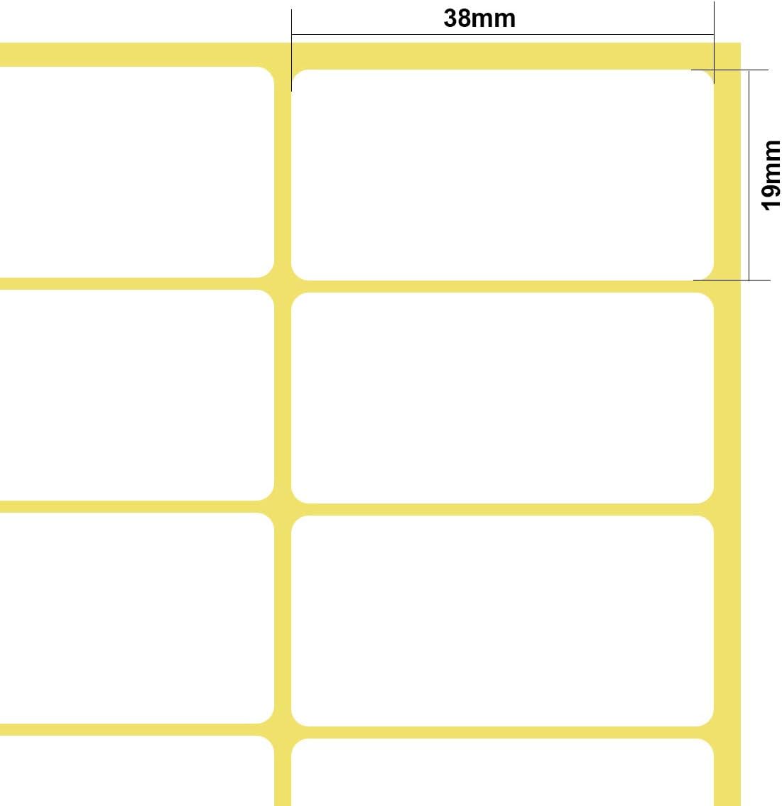 Jinlaili 15 Sheet Label Stickers, 600PCS Small Label Stickers, 19 x ...