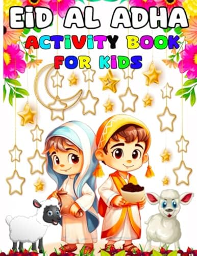 Eid Al Adha Activity Book For Kids: Fun Activities for Muslim Kids Ages ...