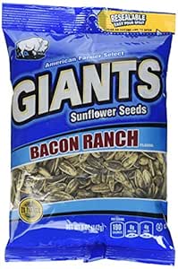 Amazon.com : Bacon Ranch Flavored GIANTS Sunflower Seeds, 12-5 oz bags ...