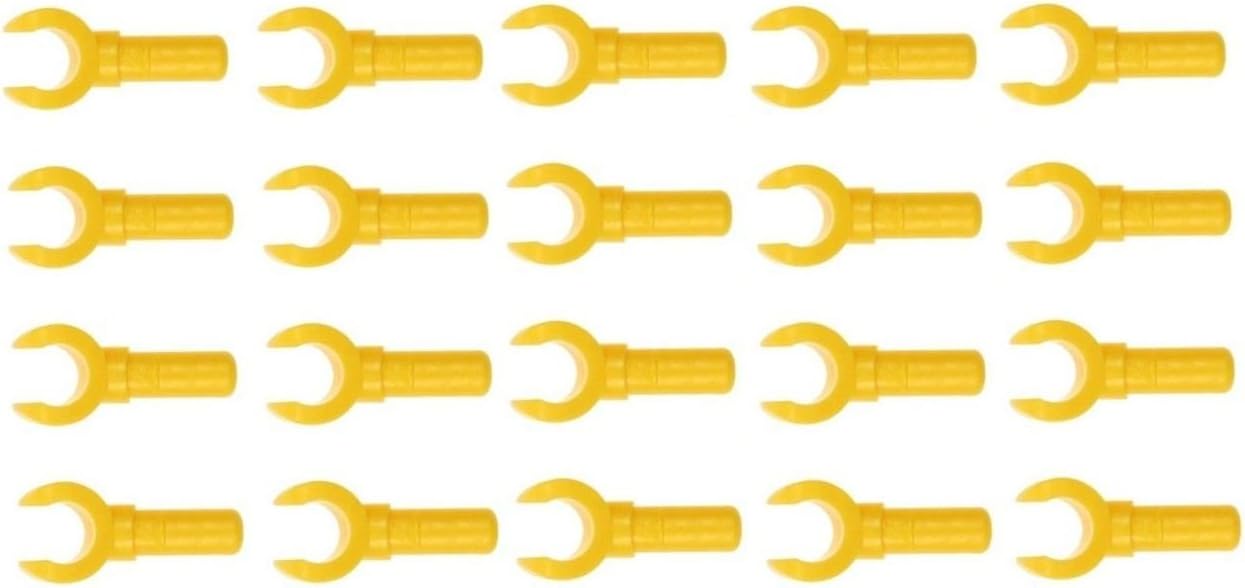 LEGO 20 (10 Pairs) Yellow Minifigure Hands: Amazon.co.uk: Toys & Games