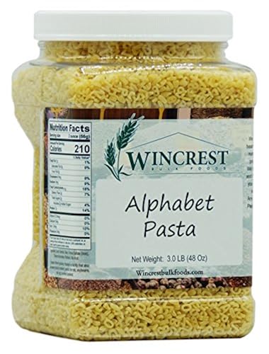Alphabet Pasta Noodles - 3 Lb Tub in Kuwait | Whizz Spaghetti