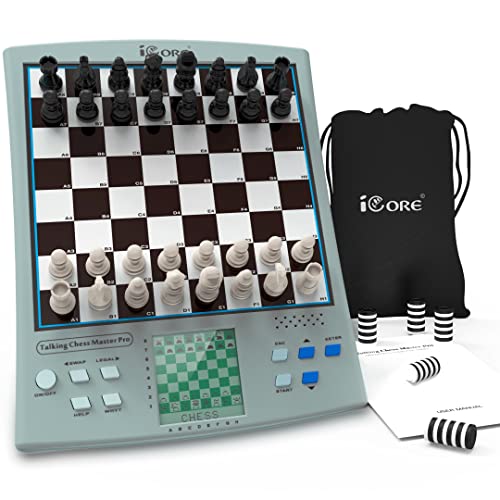iCore Electronic Chess Set - Enhance Brain Power 30 Skill Levels &100 ...