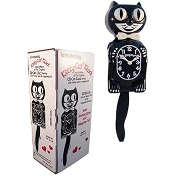 Amazon.com: Authentic Cartoon Collectible Felix The Cat Wall Clock w ...