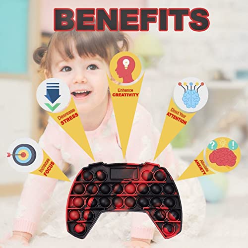 Game Controller pop it Fidget Toys Pack - Kids Autism, ADHD, Anxiety ...