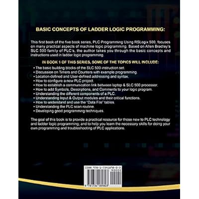Buy PLC Programming Using RSLogix 500: Basic Concepts of Ladder Logic Programming Paperback ...