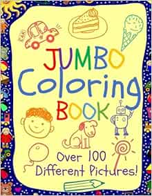 Jumbo Coloring Book: Jumbo Coloring Books for Kids: Giant Coloring Book ...