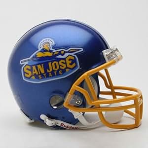 Amazon.com : San Jose State Spartans College Mini Football Helmet ...