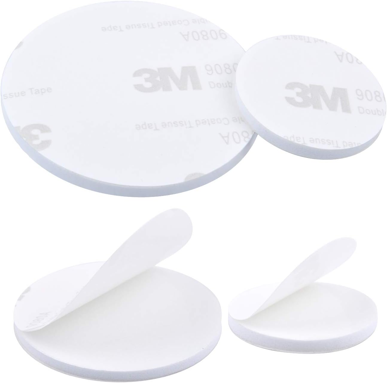 Double Sided Sticky Pads,50 Pcs Double Sided Round Circles Foam Sticky ...