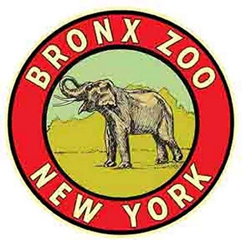 Amazon.com: Bronx Zoo New York Vintage Decal Sticker for Laptop or ...
