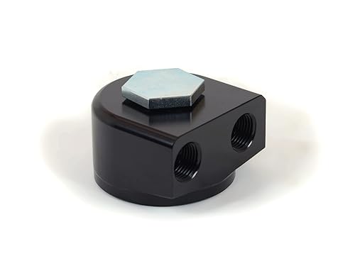 Canton Racing 22-593 Billet Aluminum Remote Oil Filter Adapter (LS1 90 ...