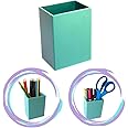 Amazon.com: RDG Light Green Plastic Cute Pen Holder | Rectangular Shape ...