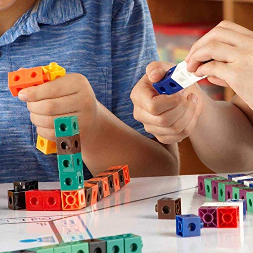 Hand2mind Pop Cubes Math Linking Cubes Plastic Cubes Snap Blocks Color Sorting Connecting