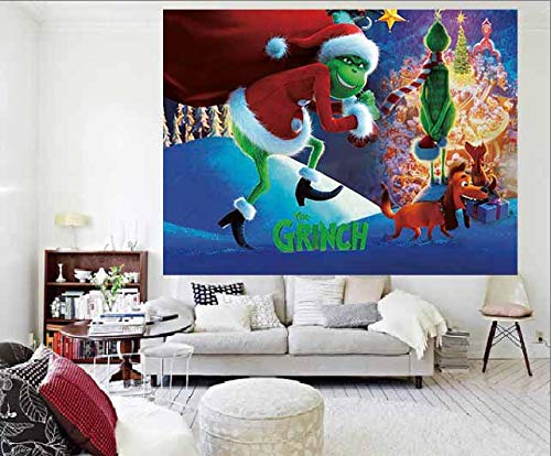 Buy How The Grinch Stole Christmas Backdrop Cartoon Theme Birthday ...