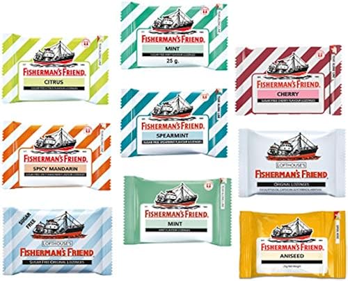 9 Flavours of Fisherman's Friend - Fisherman's Friend Mint, Sugar Free ...