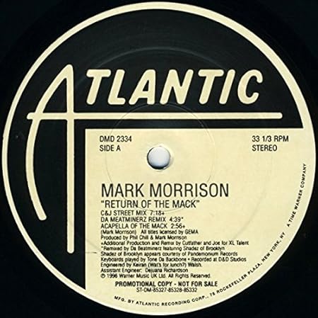 Return of the Mack [Vinyl Single] - Mark Morrison: Amazon.de: Musik