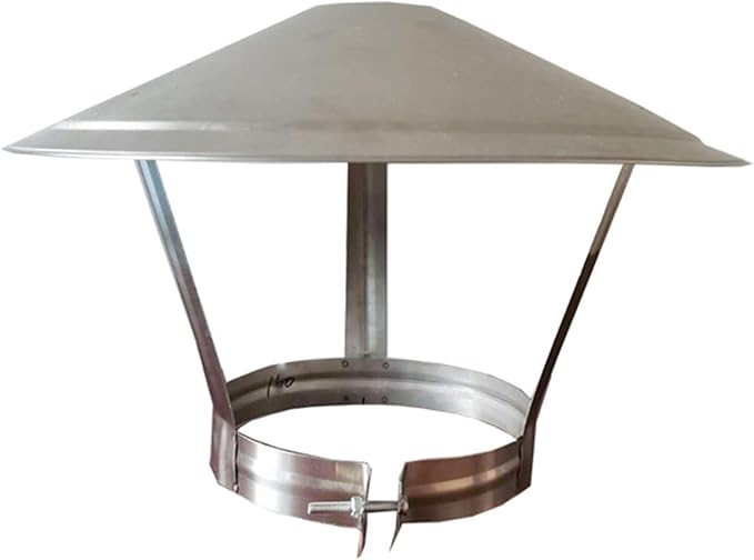 Stainless Steel Chimney Cowl Cap, Suitable for All Fuel Types, Rain And ...