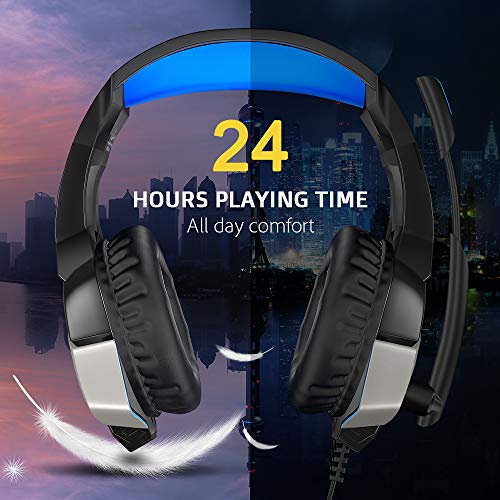 BENGOO K8 Gaming Headset for PS4, Xbox One, PC, Mac, Noise Cancelling ...