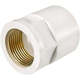 GF Piping Systems PVC to Brass Transition Pipe Fitting, Adapter ...