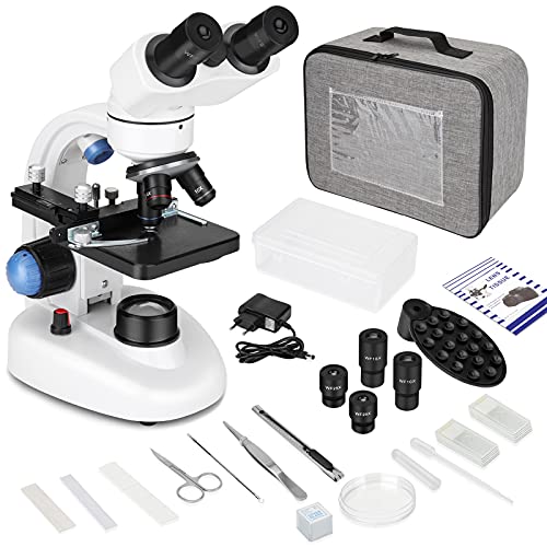 TAGVIT Binocular Compound Microscope, 40X-1000X Microscope Professional ...