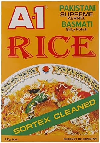 A-1 Pakistani Supreme Kernel Basmati Silky Polish Rice, 1 Kg price in ...