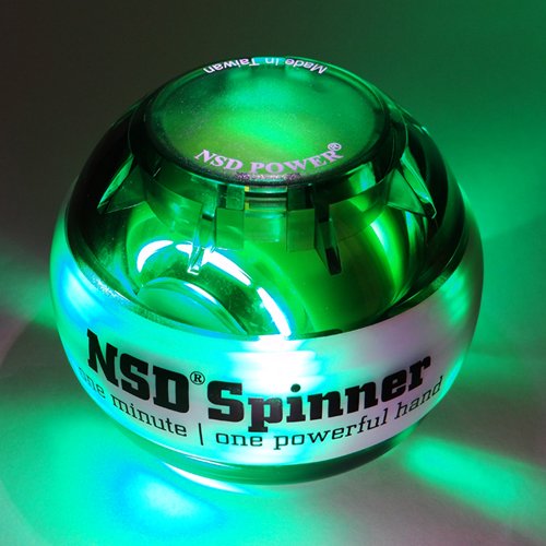 Nsd Power Lit Spinner Gyroscopic Wrist And Forearm Exerciser Featuring ...