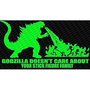 Amazon.com: Godzilla Vinyl Decal Sticker Bumper Car Truck Window- 6 ...