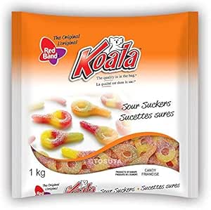 Koala Red Band Sour Sucker Gummy Candy (Bulk 1kg): Amazon.ca: Grocery