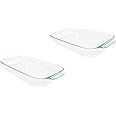 Amazon.com: Pyrex Basics 2 Quart Glass Oblong Baking Dish, Clear 7 x 11 ...
