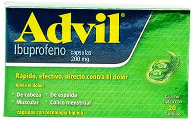 Advil Fastgel, 20 Cápsulas Líquidas.: Amazon.com.mx: Salud, Belleza y ...