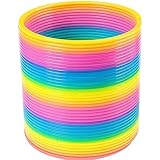 Amazon.com: Jumbo Rainbow Coil Spring Toy - 6 Inch Giant Magic Spring ...