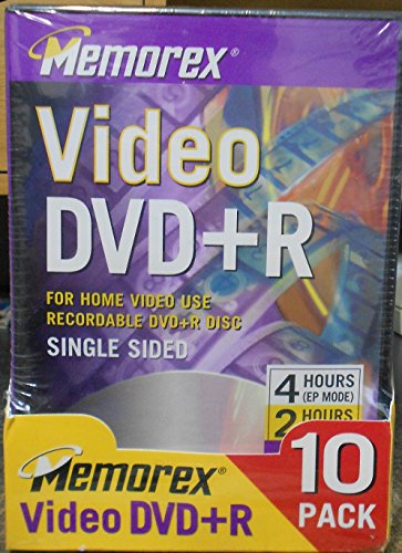Memorex - 10 x DVD+R - 4.7 GB - DVD video box - storage media | Amazon ...