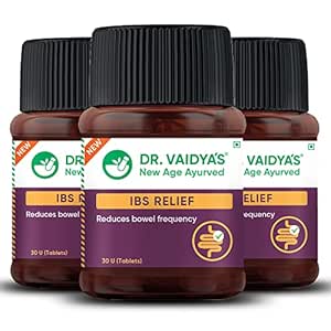 Buy DR. VAIDYA'S IBS Relief Pills For Digestion, Ulcerative Colitis ...