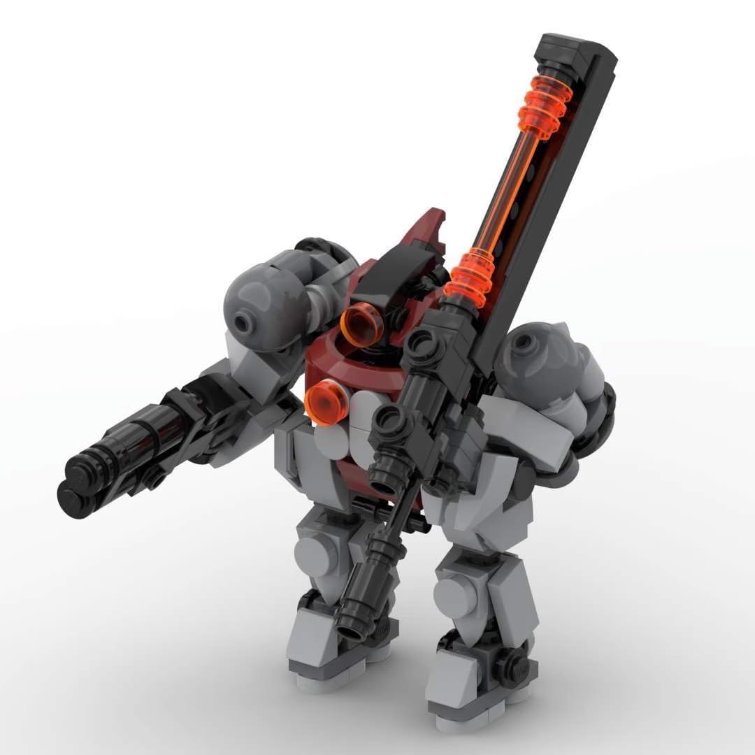 Jollcnoia Exoskeleton Cannon Titan Mech Armor Action Figure Building ...