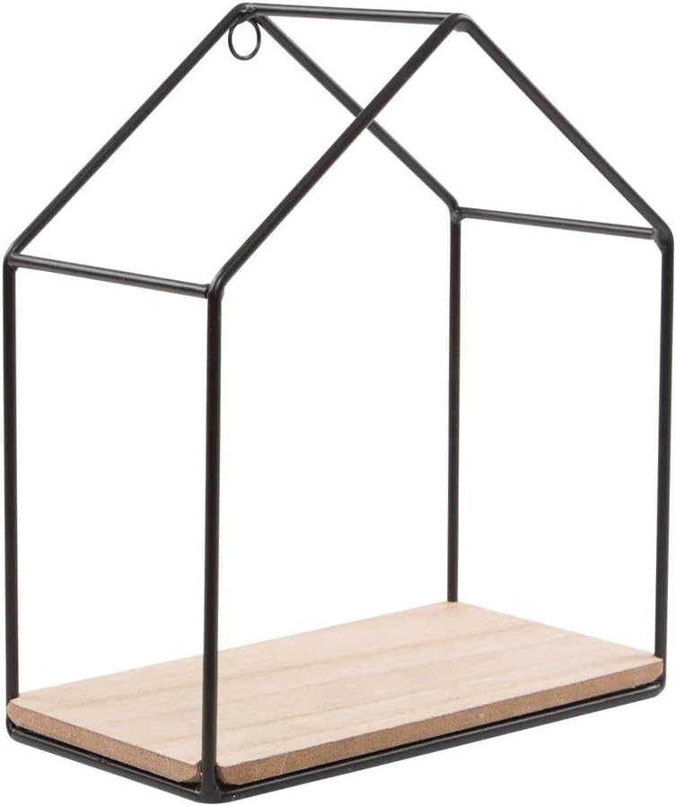 Sass & Belle Jet Black House Shelf – BigaMart