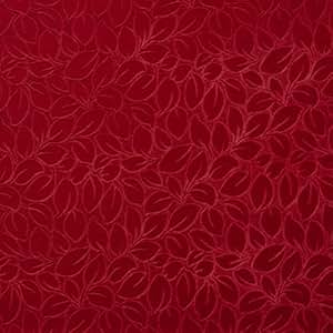 Amazon.com: C306 Red Leaf Stain Resistant Microfiber Upholstery Fabric ...